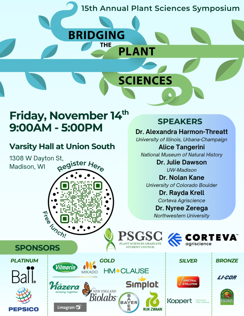 15th Annual Plant Sciences Symposium – lant scientists on UW campus and ...